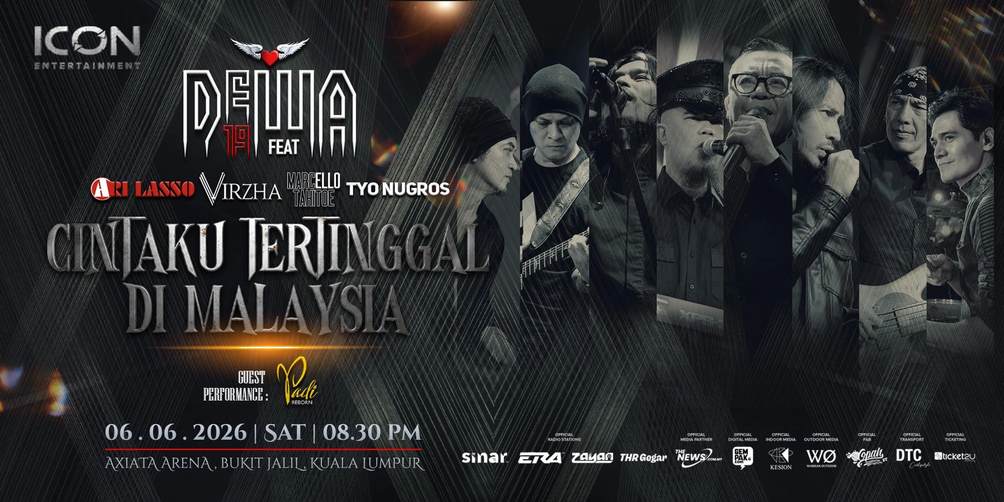 DEWA 19 – Cintaku TerTinggal di Malaysia 2026 Set to Rock Kuala Lumpur ...