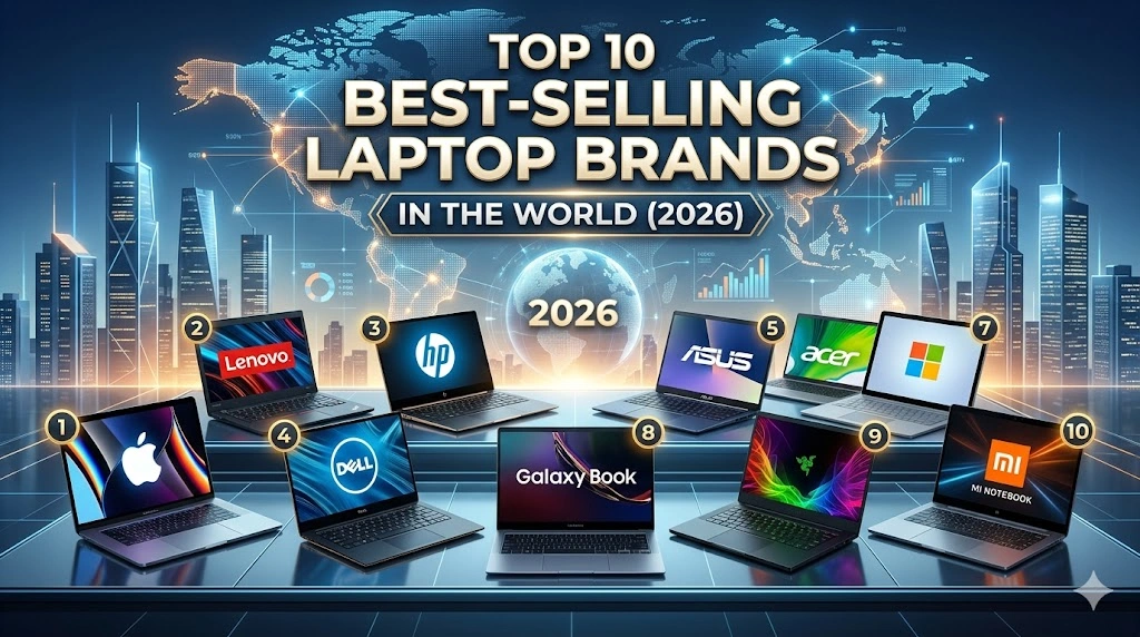 Top 10 Best-Selling Laptop Brands in the World (2026) | MyTrip Malaysia